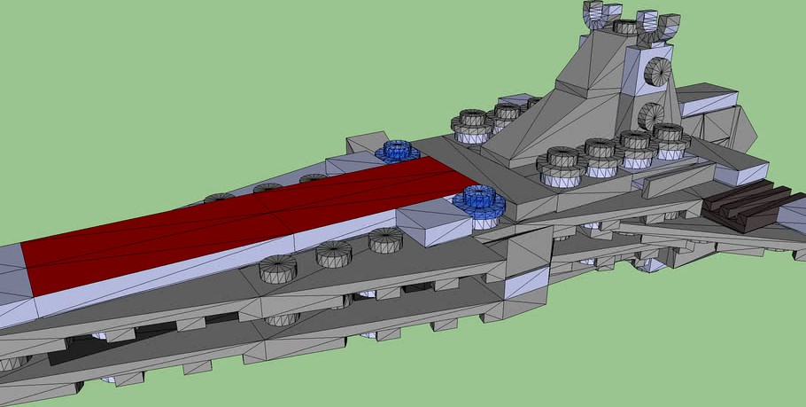 Lego mini venator class 3d model