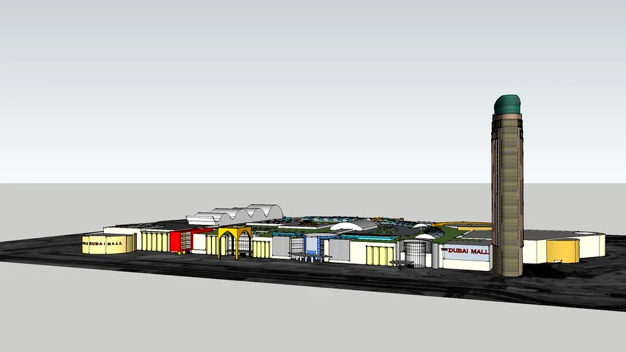 The Dubai Mall 3d model