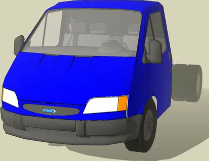 ford transit 3d model