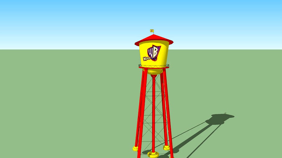 Kids' WB! Watertower revised 3d model