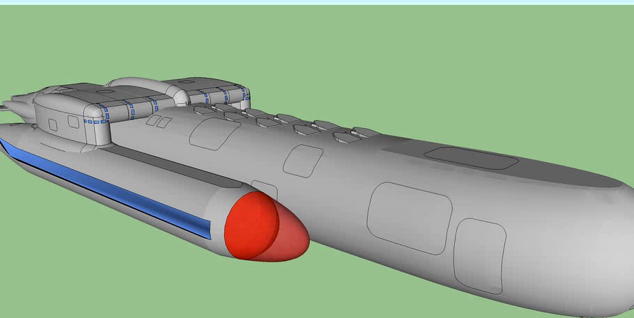 Star Trek TNG Era Mars Defender/Soliton Wave Rider 3d model