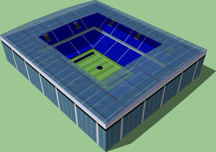 Fictional Stadium 3d model