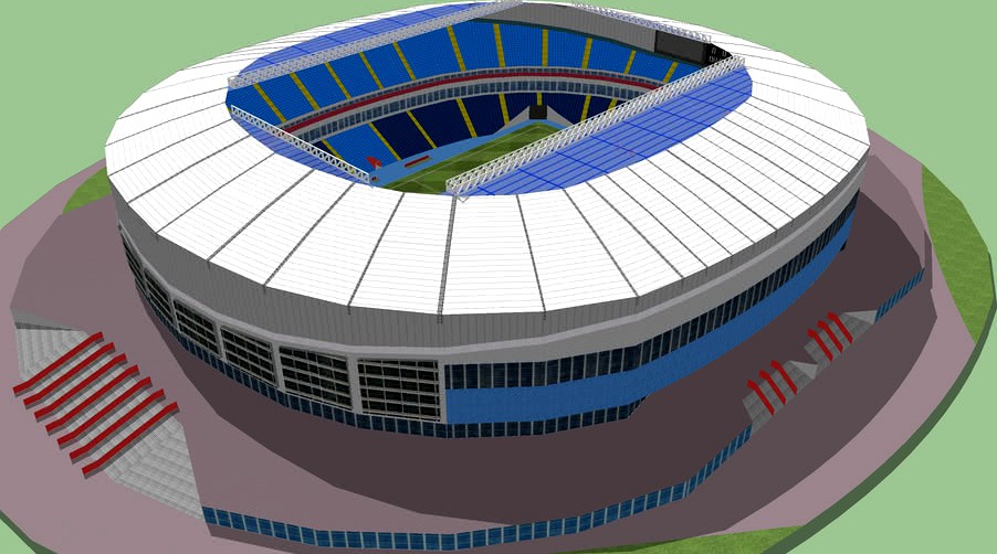 Random Stadium 3d model