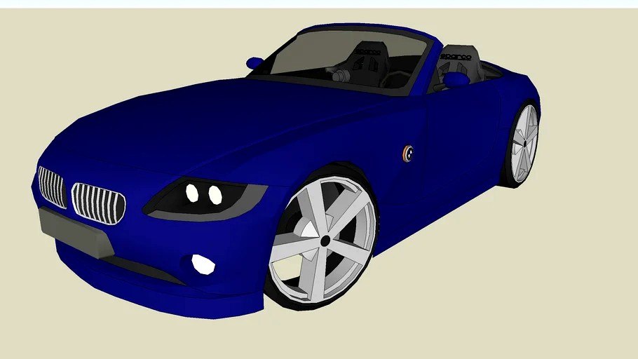 modified bmw z4 3d model