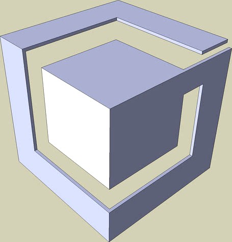 GameCube logo 3d model
