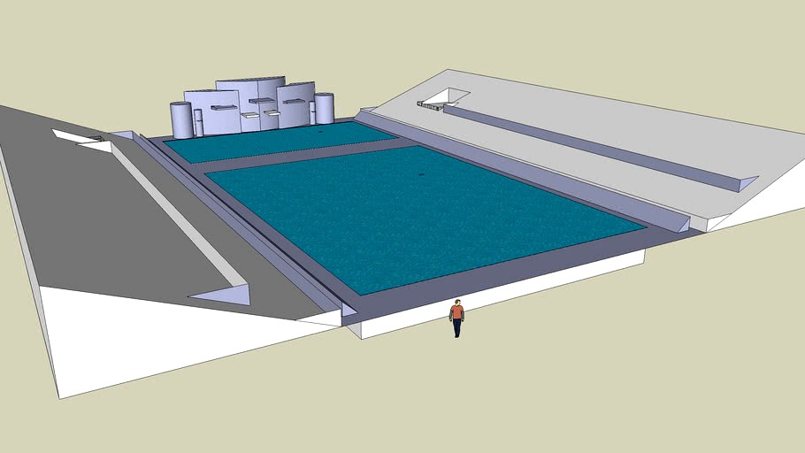 the watercube 'inside' 3d model