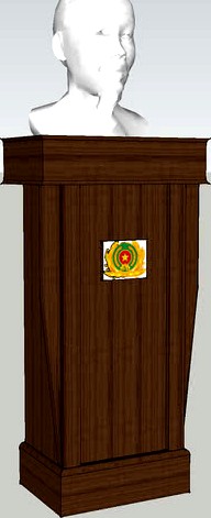 BUC VA TUONG BAC HO 3d model