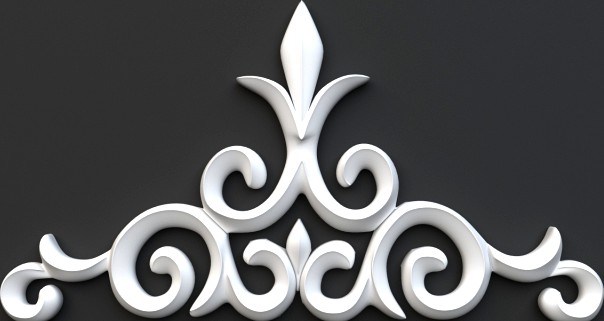 Kazakh orna 3d model