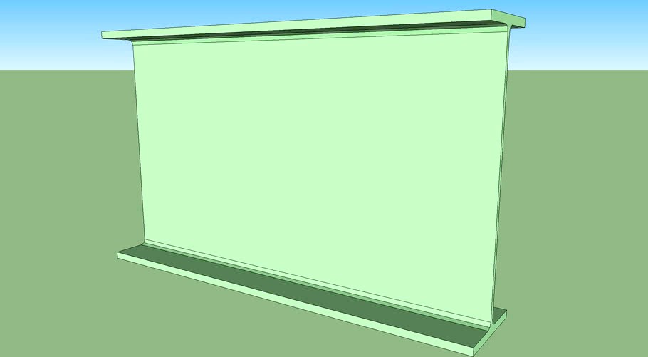 JIS G3192 H形鋼 600x200 3d model