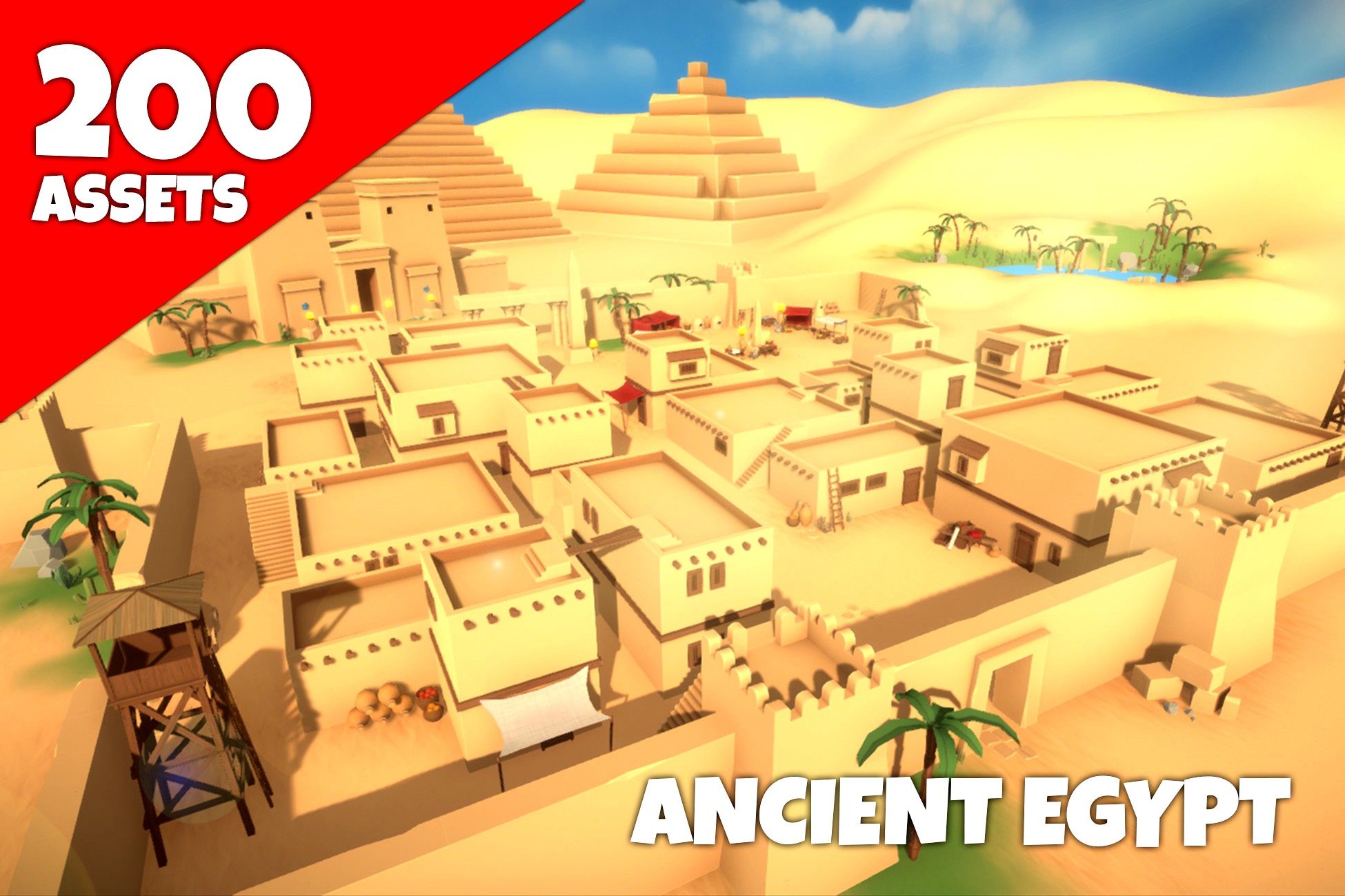 Ultimate Low-Poly Egypt Pack 3d model