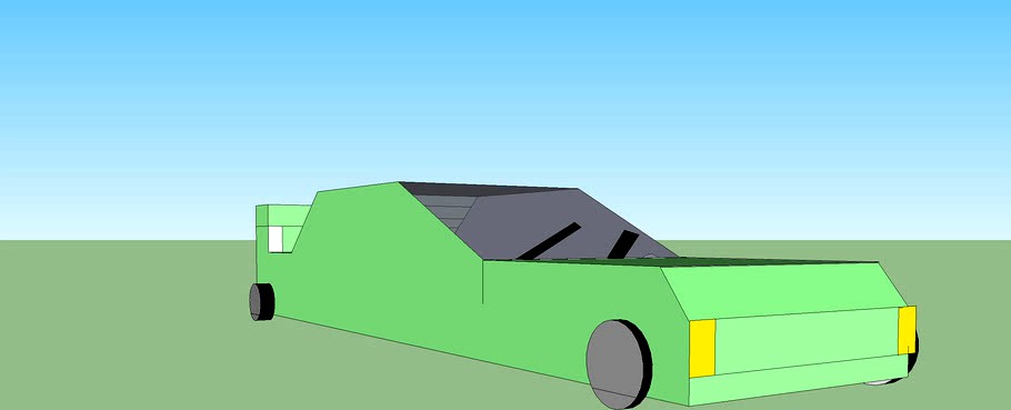 a very basic car 3d model
