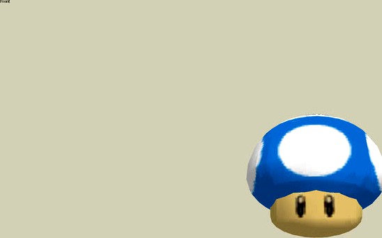 Super Mario: Mini Mushroom 3d model