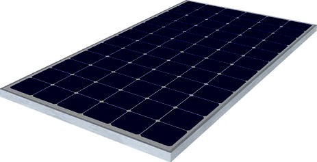 Hanwha SolarOne SF160 Mono x-tra Solar Panel 3d model