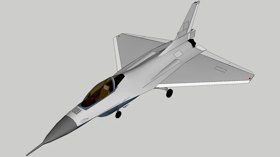 F-16XL 3d model