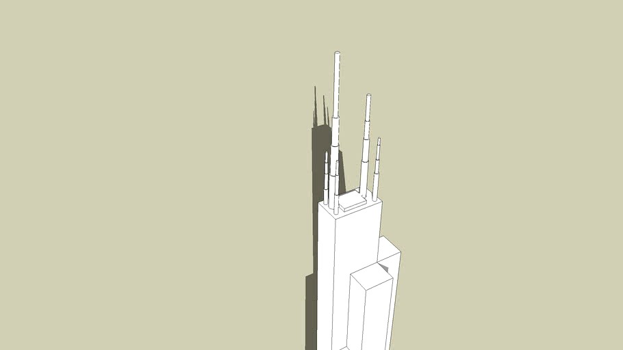 Sears Tower 3d model