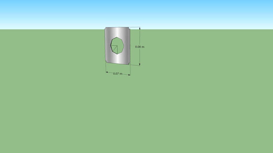 Happ Octagonal Gate 3d model