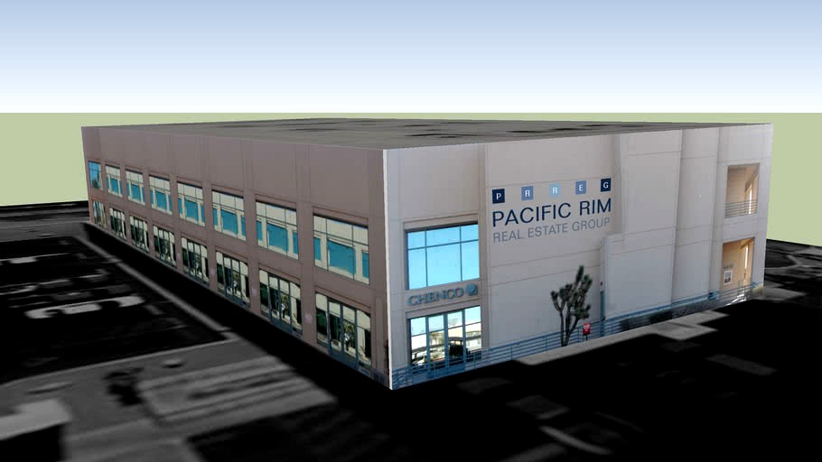 Pacific Rim Office Building 3d model