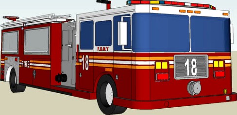 FDNY ENGINE 18 3d model