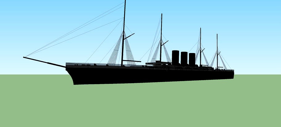 SS City of Rome 3d model