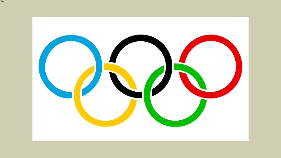 Olympic Rings 3d model