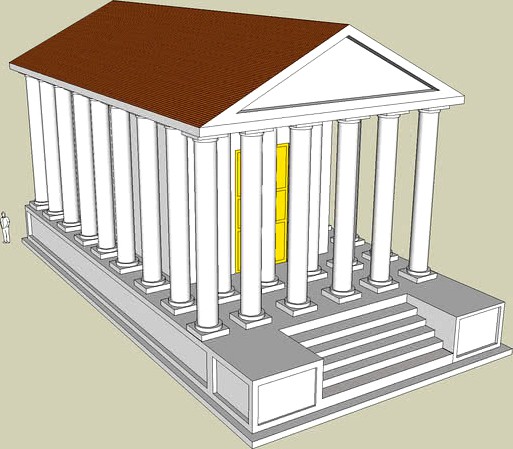 Roman Temple 3d model