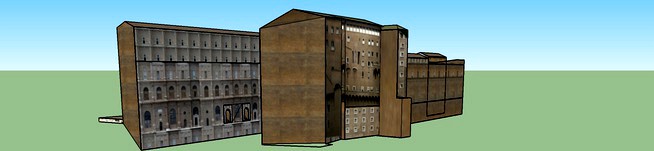 Vatican. Museums. Part 4. Library Courtyard and Belvedere Courtyard 3d ...