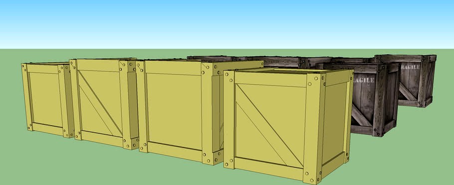 Danger box 01 3d model