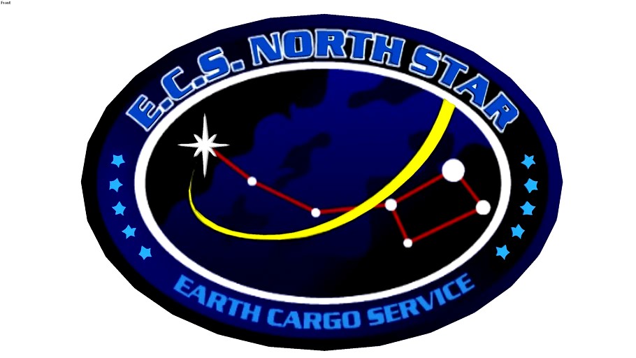 logo Star Trek ECS North Star 3d model