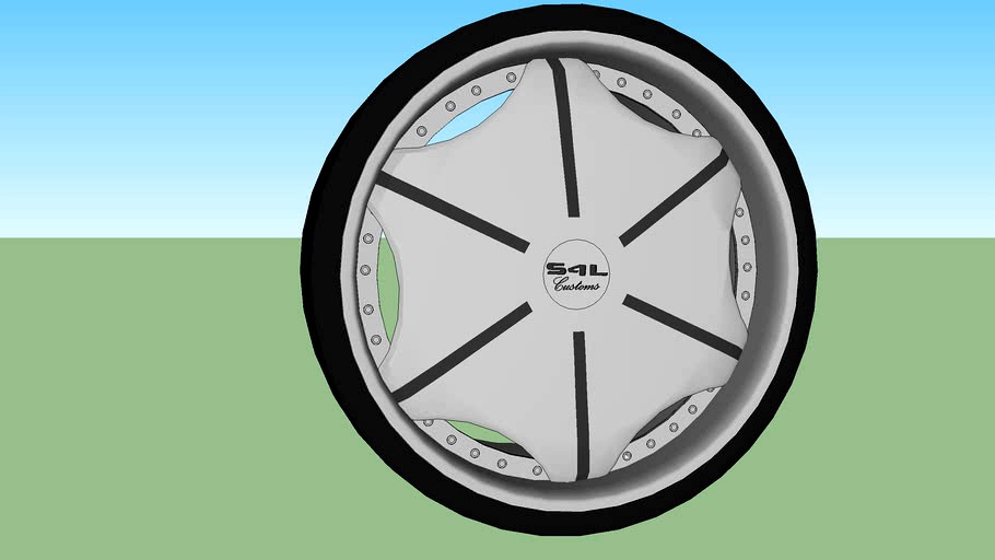 dub look alike rim 3d model