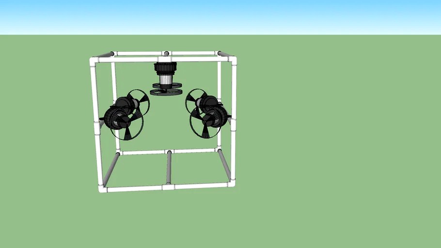 Underwater ROV PVC Frame 3d model