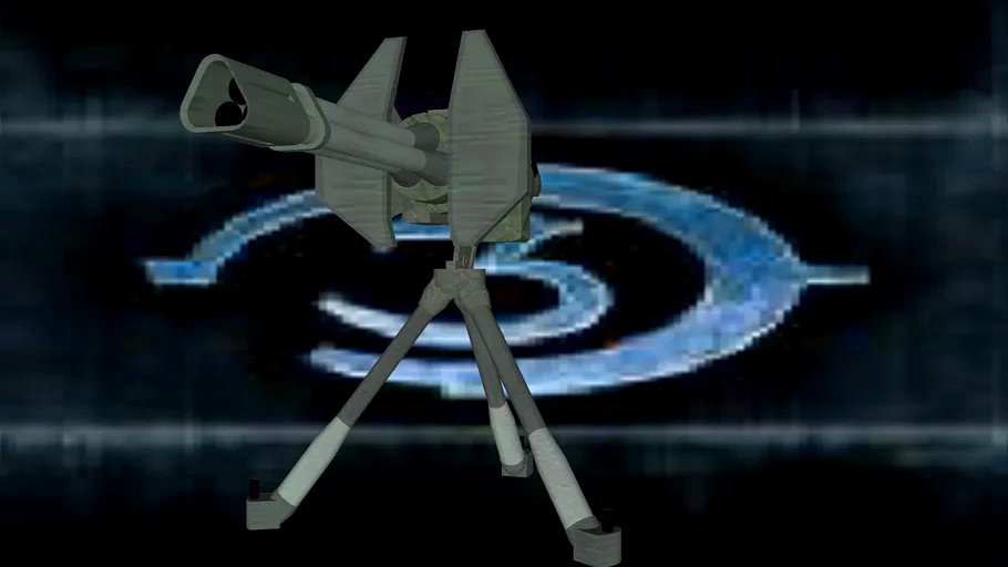 birdman's Heavy Machine Gun Turret 3d model