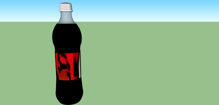 botol big cola 3d model