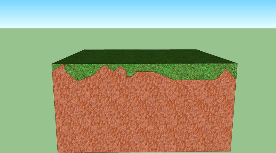 Minecraft block'o'dirt 3d model