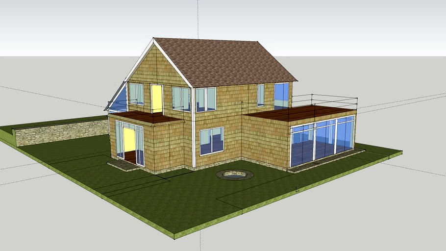 cottage traditional 3d model