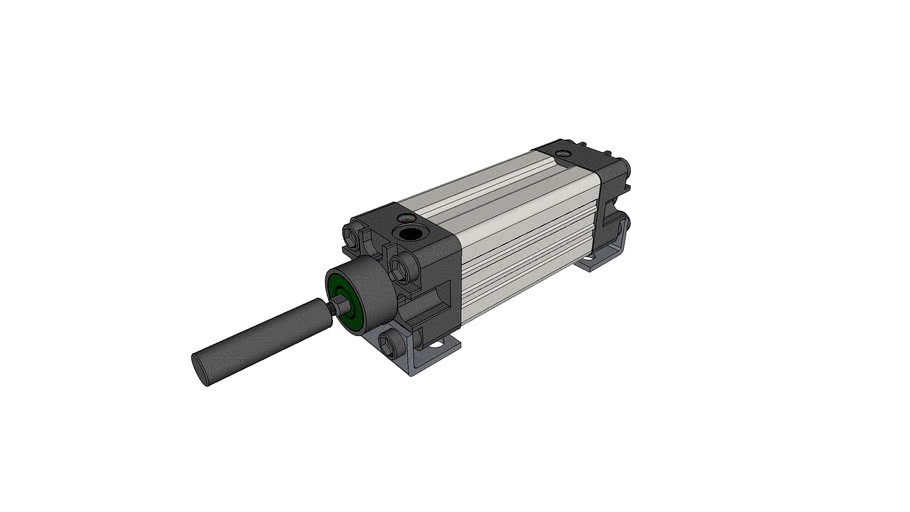 Pneumatic Latch 3d model