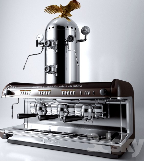 Coffee machine LA CIMBALI with cappuccinator 3d model