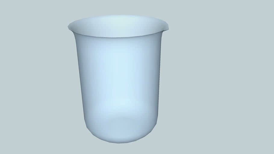 beaker 3d model