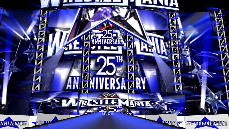 Wrestlemania 25 Stage 3d model