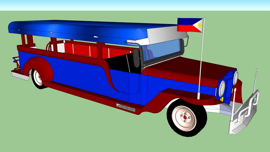 Philippine Jeepney. 3d model