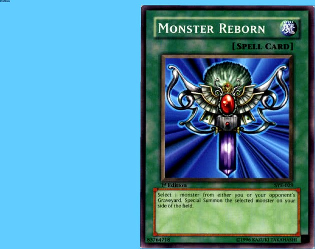 Yu-Gi-Oh! Card - Monster Reborn 3d model