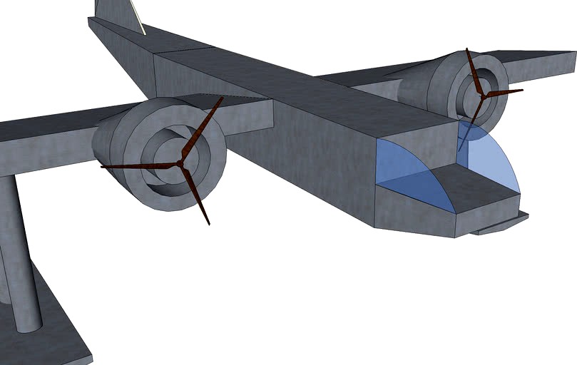 water plane 3d model