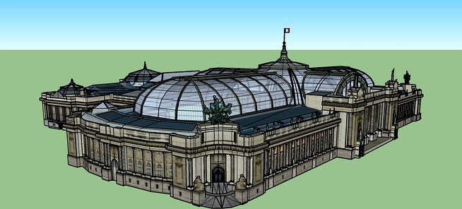 Le grand Palais Paris 3d model