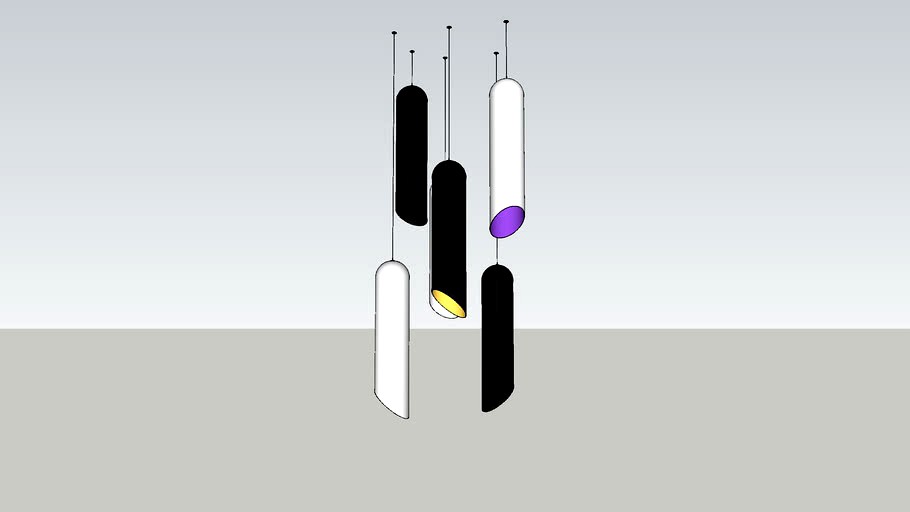 Hanging Lamps 3d model