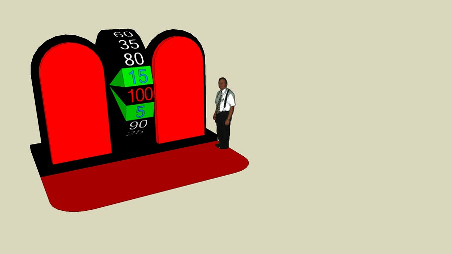 Showcase Showdown Wheel 3d model