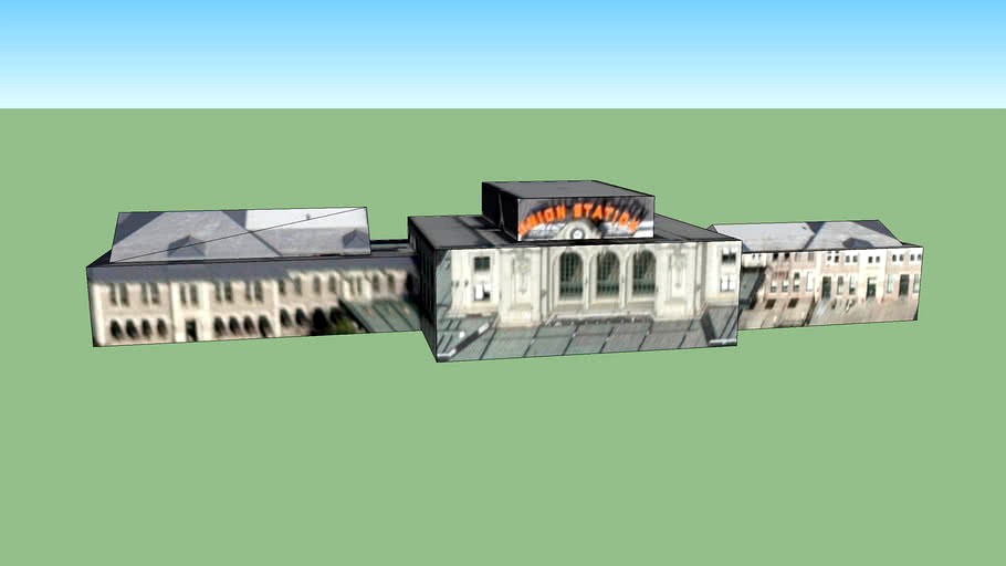 Denver Union Station 3d model