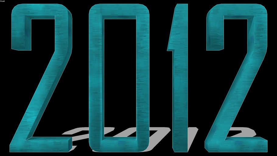 2012 Fillm Logo 3d model