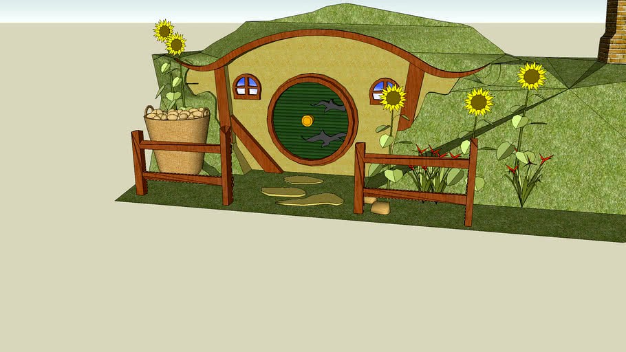 hobbit house 3d model