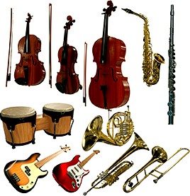 Music Instruments Pack 3d model