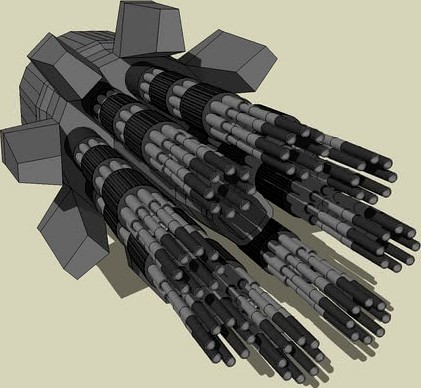 The Super Chain Gun Turret Phase 1 3d model