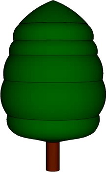 Super Mario Kart 64 Tree 3d model